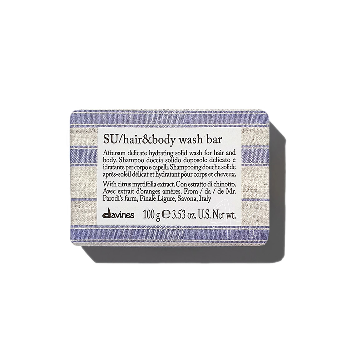 Champú sólido SU hair body wash bar de 100 g de DAVINES | Tienda ...